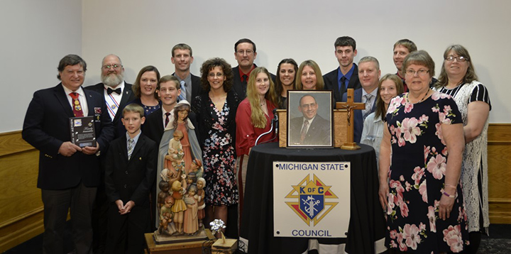 Roznowski family honored as Michigan K of C Family of the Year | News ...